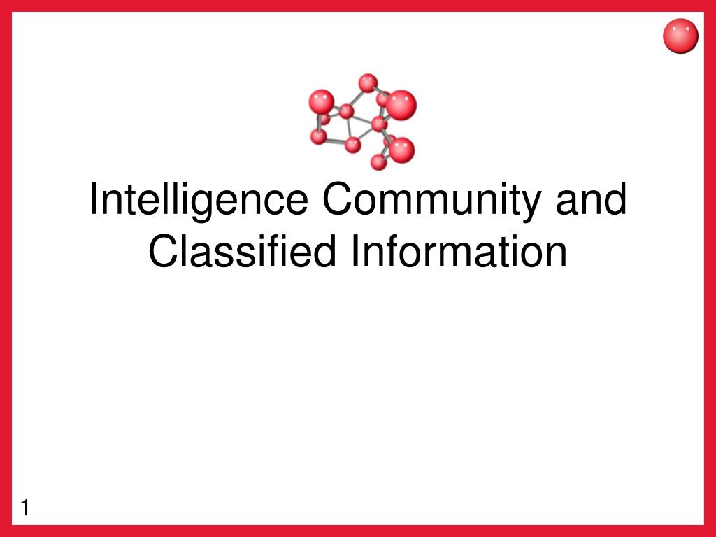 PPT - Understanding the U.S. Intelligence Community: Structure ...