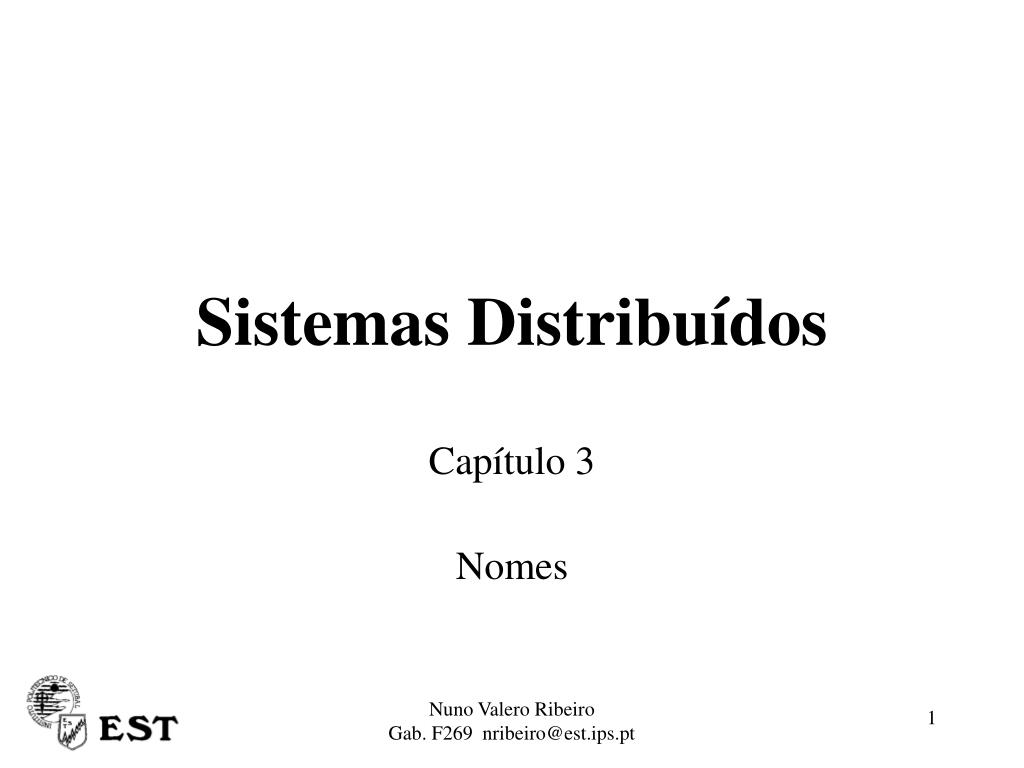 PPT - Sistemas Distribuídos PowerPoint Presentation, free download - ID:509508