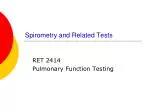 PPT - Spirometry (Pulmonary Function Tests) PowerPoint Presentation ...