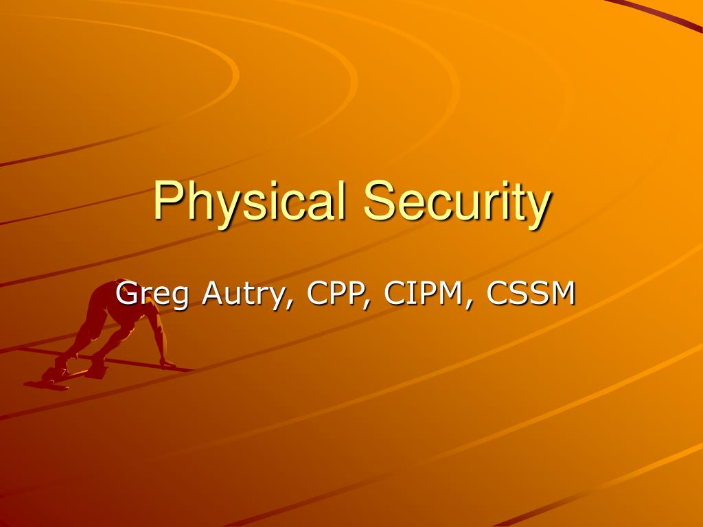 PPT - Physical Security PowerPoint Presentation, free download - ID:512078