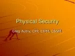 PPT - Physical Security PowerPoint Presentation, free download - ID:6663802