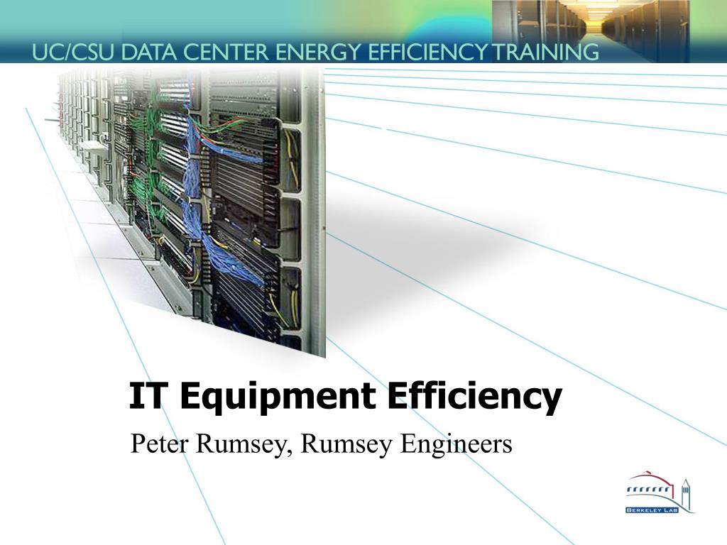 PPT - IT Equipment Efficiency PowerPoint Presentation, free download ...