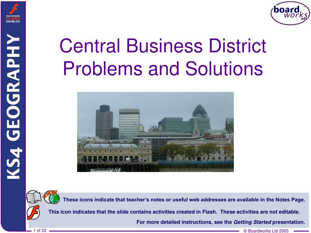 PPT - Central Business District Problems and Solutions PowerPoint ...