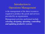 PPT - Introduction to Operations Management PowerPoint Presentation ...