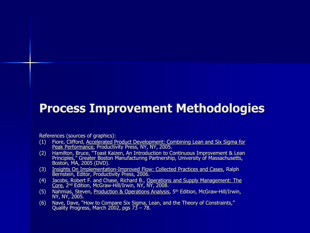 PPT - Process Improvement Methodologies PowerPoint Presentation, free ...