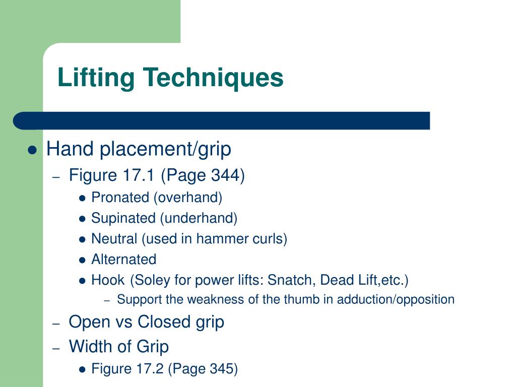 PPT - Lifting Techniques PowerPoint Presentation, free download - ID:518114