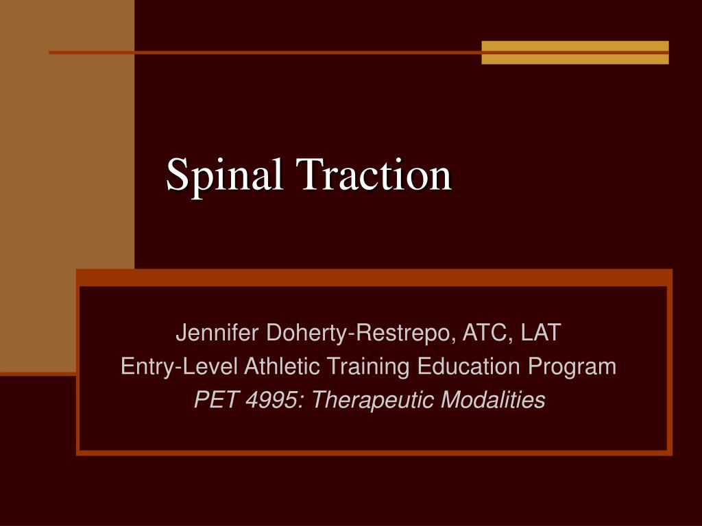PPT - Spinal Traction PowerPoint Presentation, free download - ID:518162