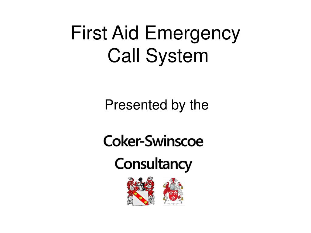 PPT - First Aid Emergency Call System PowerPoint Presentation, free ...