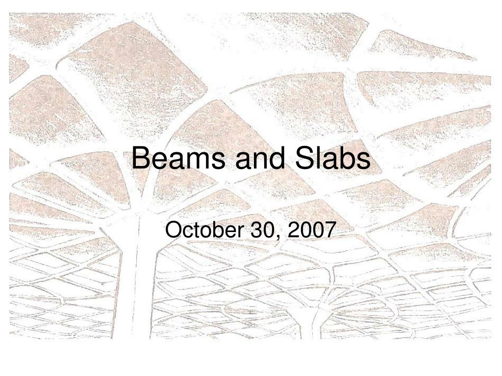 PPT - Beams and Slabs PowerPoint Presentation, free download - ID:518432