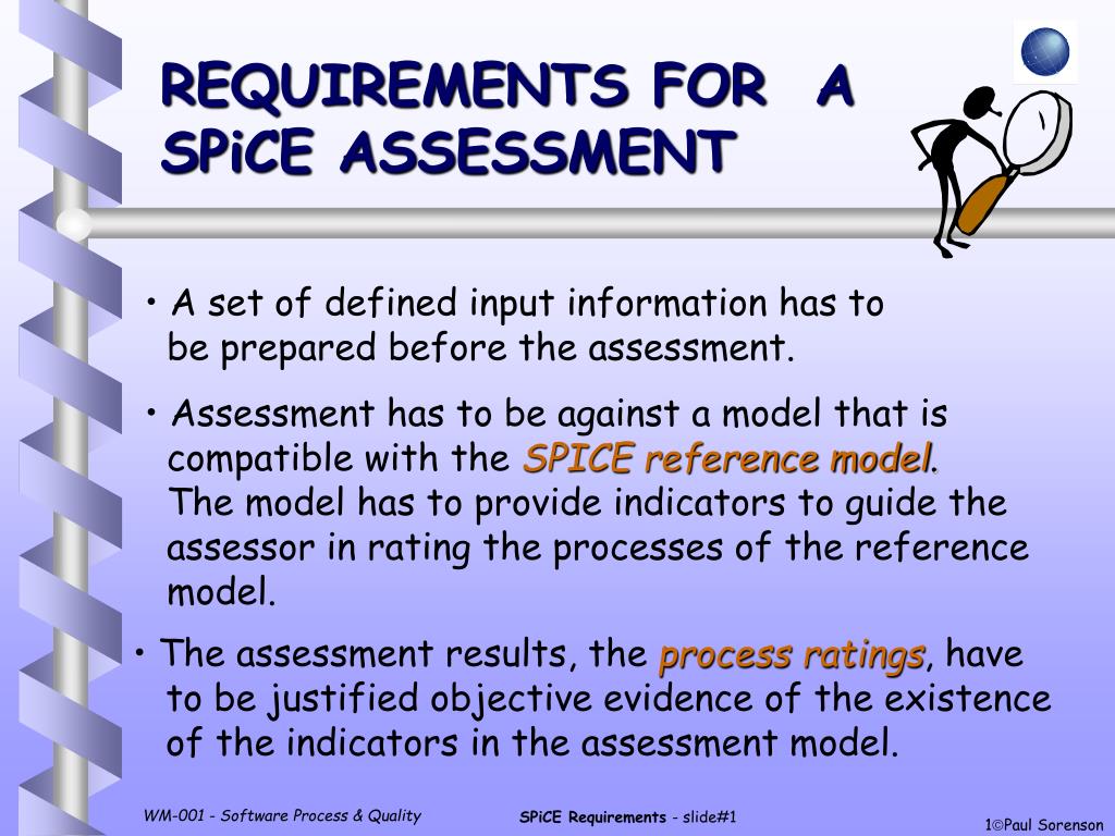 PPT - REQUIREMENTS FOR A SPiCE ASSESSMENT PowerPoint Presentation, free ...