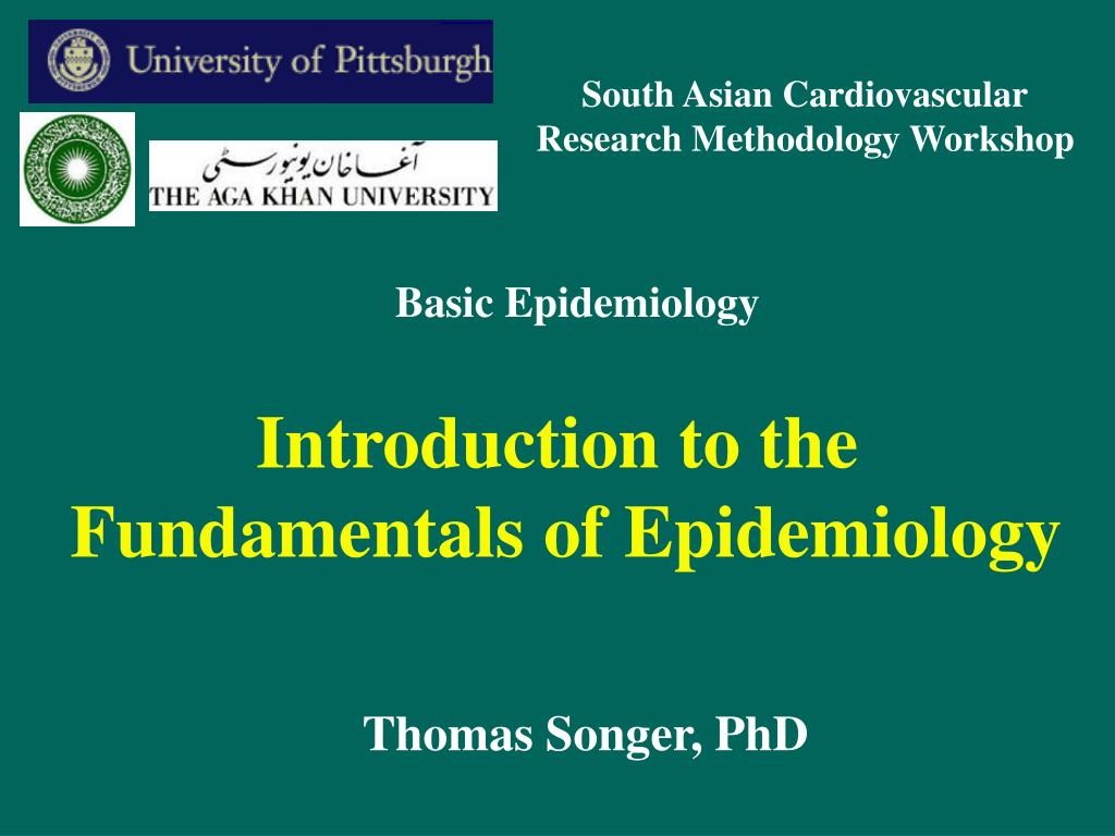 PPT - Introduction to the Fundamentals of Epidemiology PowerPoint ...