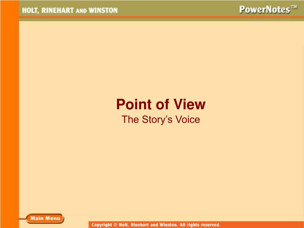PPT - Point of View PowerPoint Presentation, free download - ID:521318