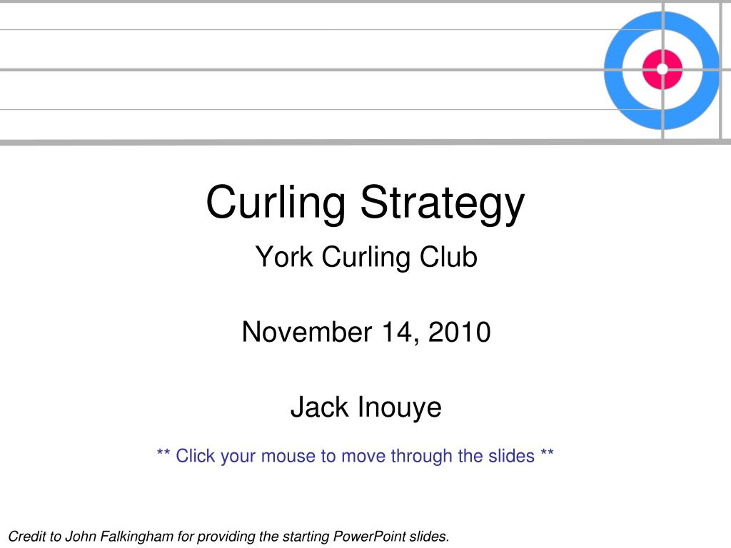 PPT - Curling Strategy PowerPoint Presentation, free download - ID:524750
