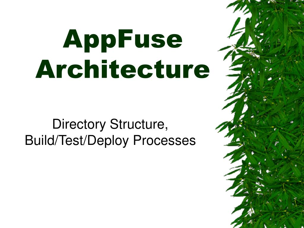 PPT - AppFuse Architecture PowerPoint Presentation, free download - ID ...