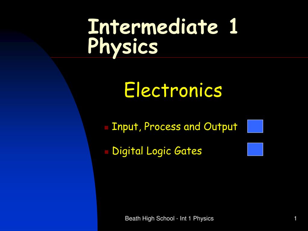 PPT - Intermediate 1 Physics PowerPoint Presentation, free download ...