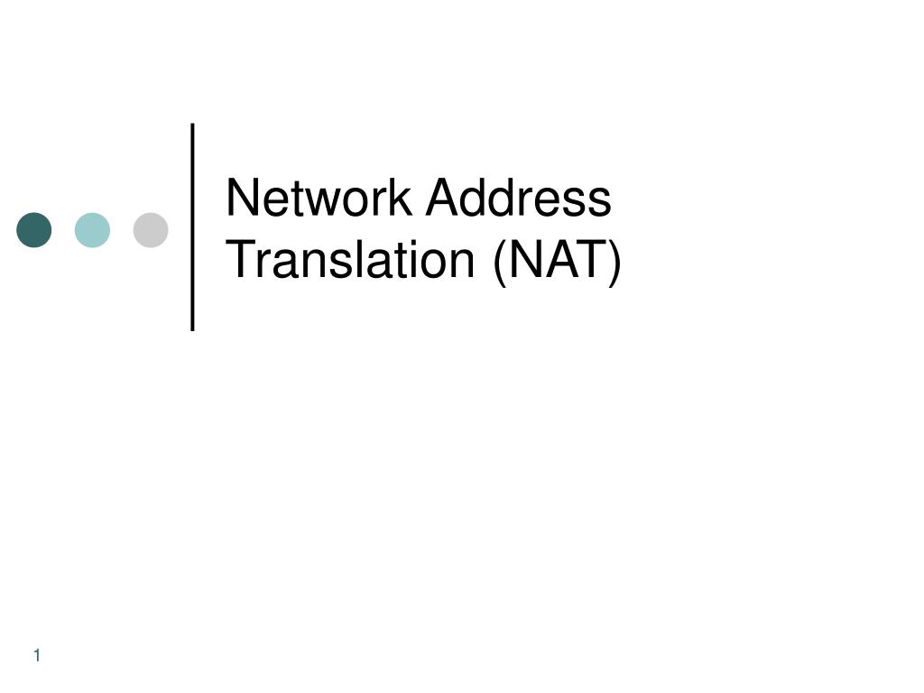 PPT - Network Address Translation (NAT) PowerPoint Presentation, free ...