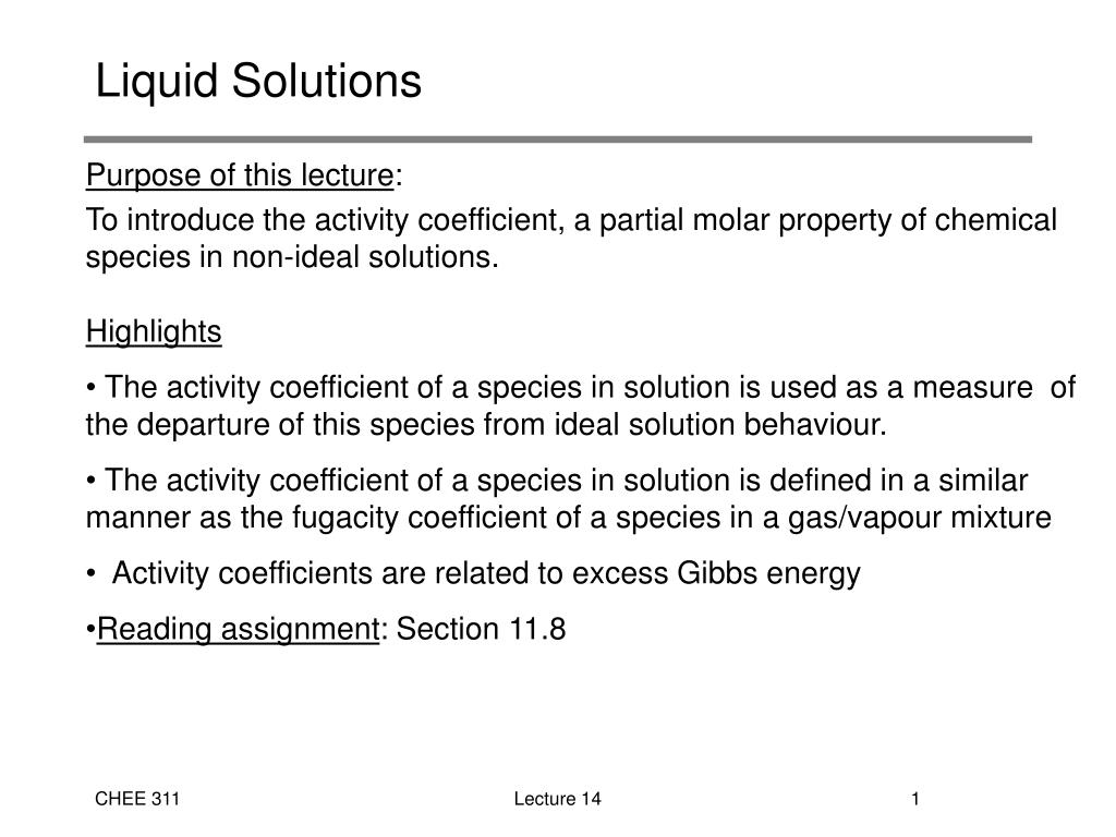 PPT - Liquid Solutions PowerPoint Presentation, free download - ID:526791