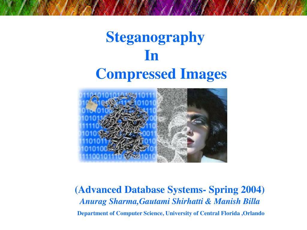 PPT - Steganography In Compressed Images PowerPoint Presentation, free ...