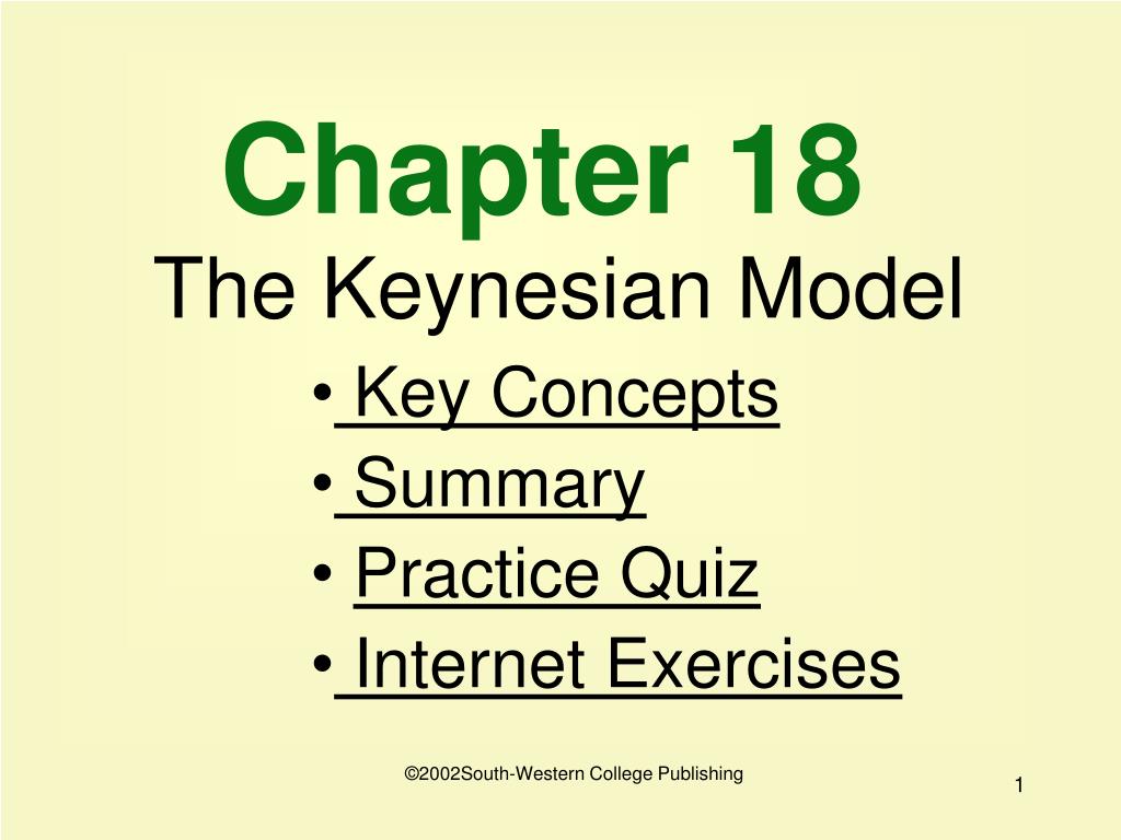 PPT - Chapter 18 The Keynesian Model PowerPoint Presentation, free ...