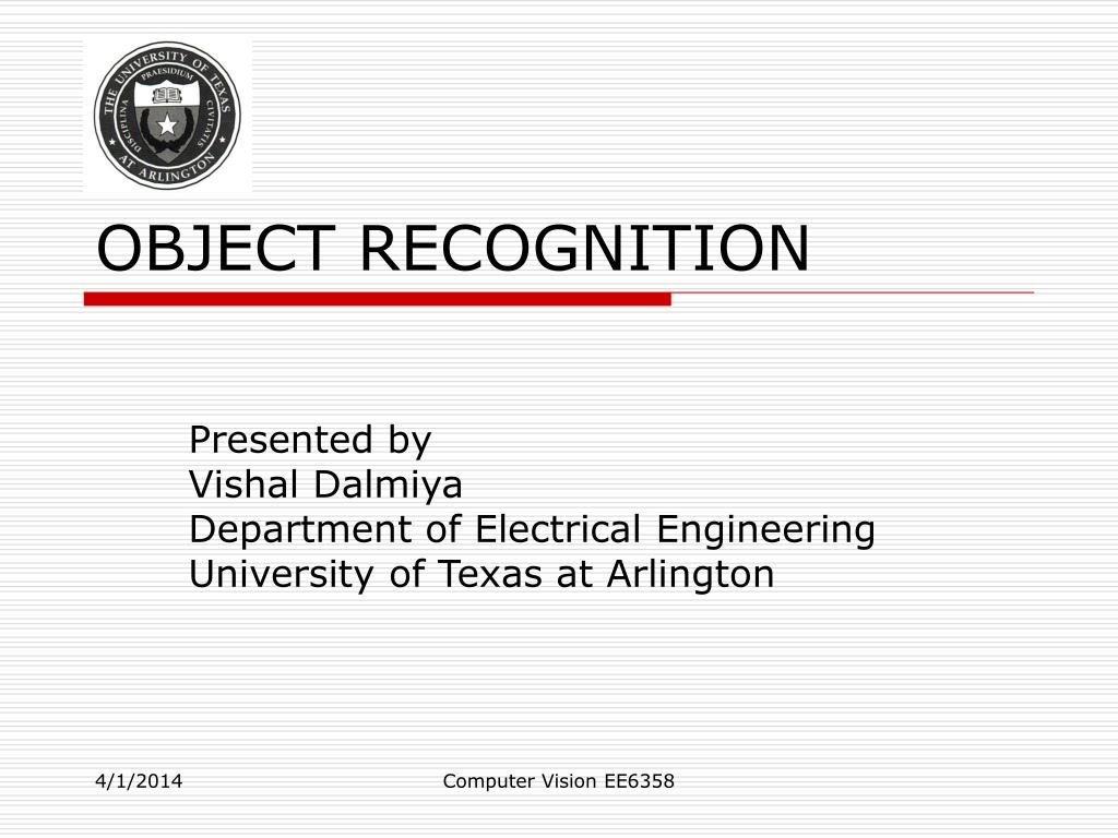 PPT - OBJECT RECOGNITION PowerPoint Presentation, free download - ID:532649