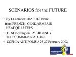 PPT - Scenarios for the Future PowerPoint Presentation, free download ...