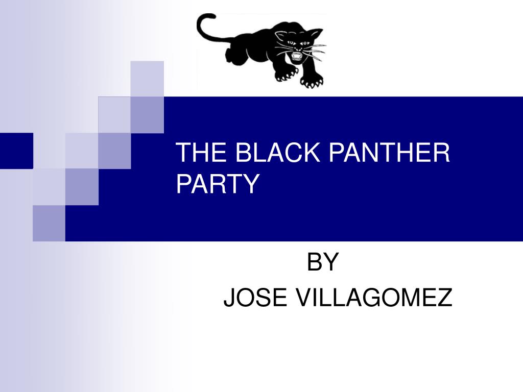 PPT - THE BLACK PANTHER PARTY PowerPoint Presentation, free download ...