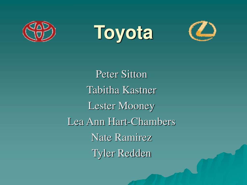 PPT - Toyota PowerPoint Presentation, free download - ID:534605