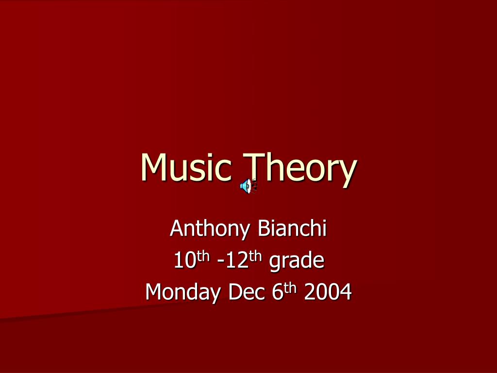 PPT - Music Theory PowerPoint Presentation, free download - ID:5352