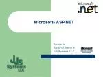 PPT - ASP.NET Development- an innovation by Microsoft, it's a webs ...