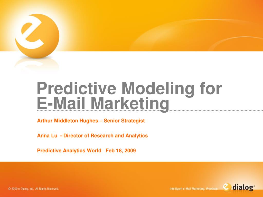 PPT - Predictive Modeling for E-Mail Marketing PowerPoint Presentation ...