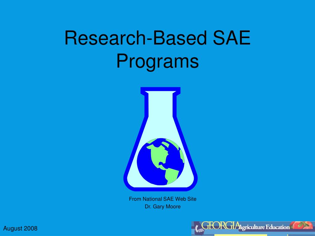 PPT - Research-Based SAE Programs PowerPoint Presentation, free ...