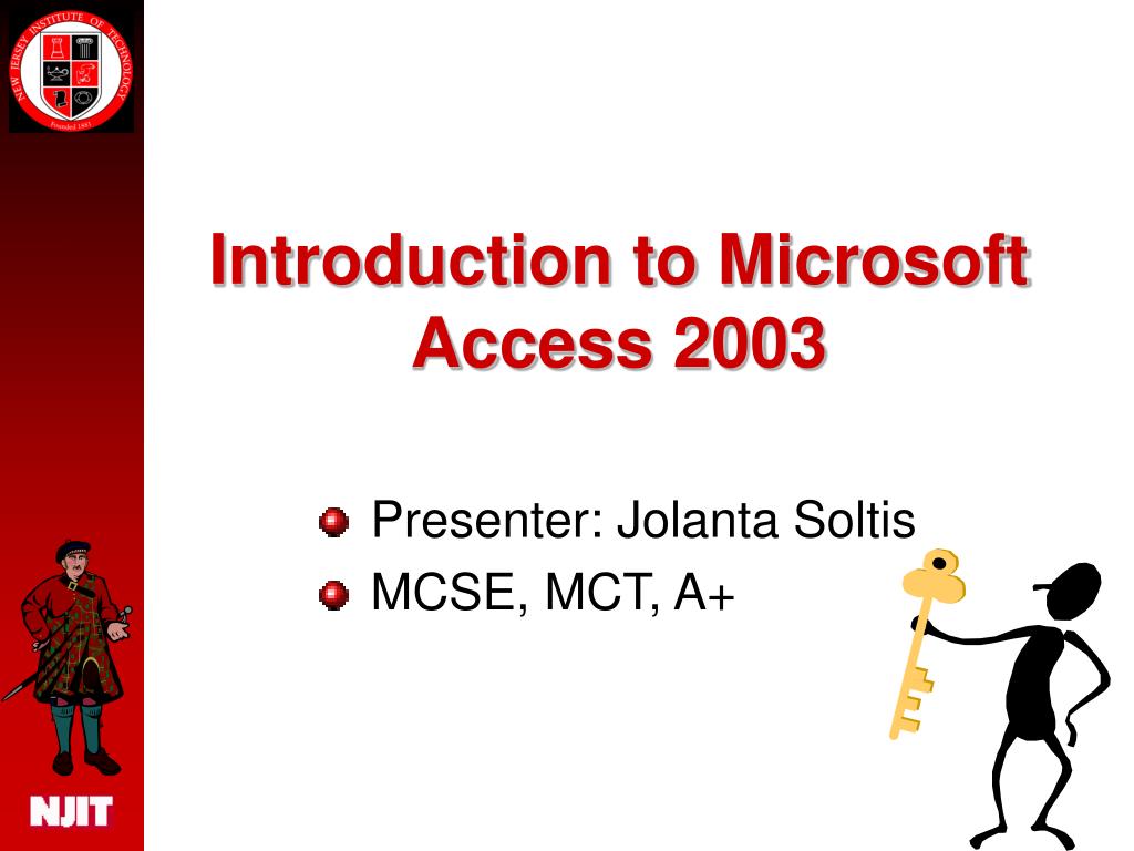 PPT - Introduction to Microsoft Access 2003 PowerPoint Presentation ...