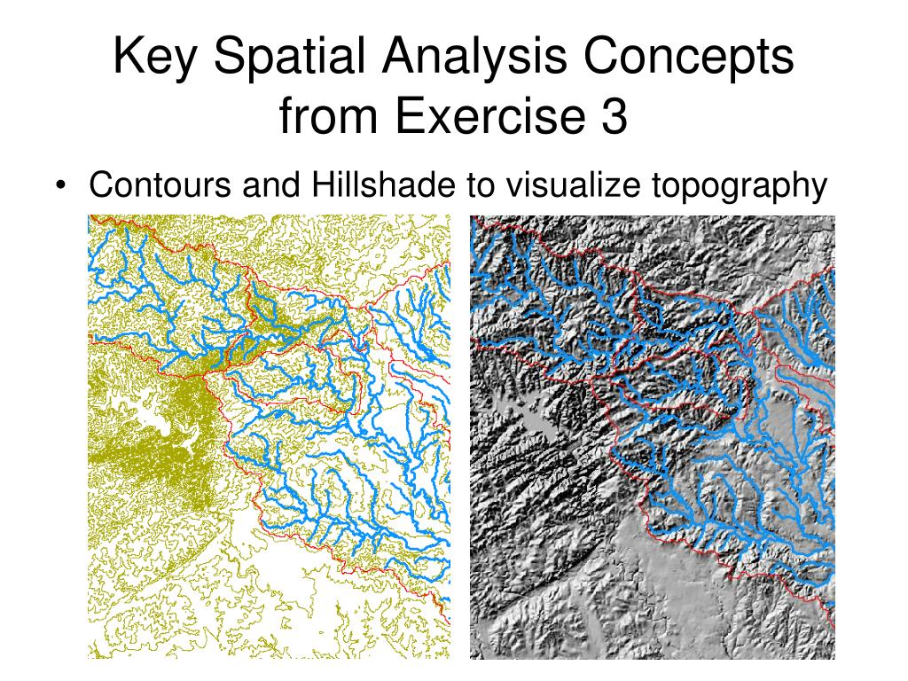 PPT - Key Spatial Analysis Concepts from Exercise 3 PowerPoint ...