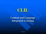 PPT - Practical Activities for CLIL PowerPoint Presentation, free ...