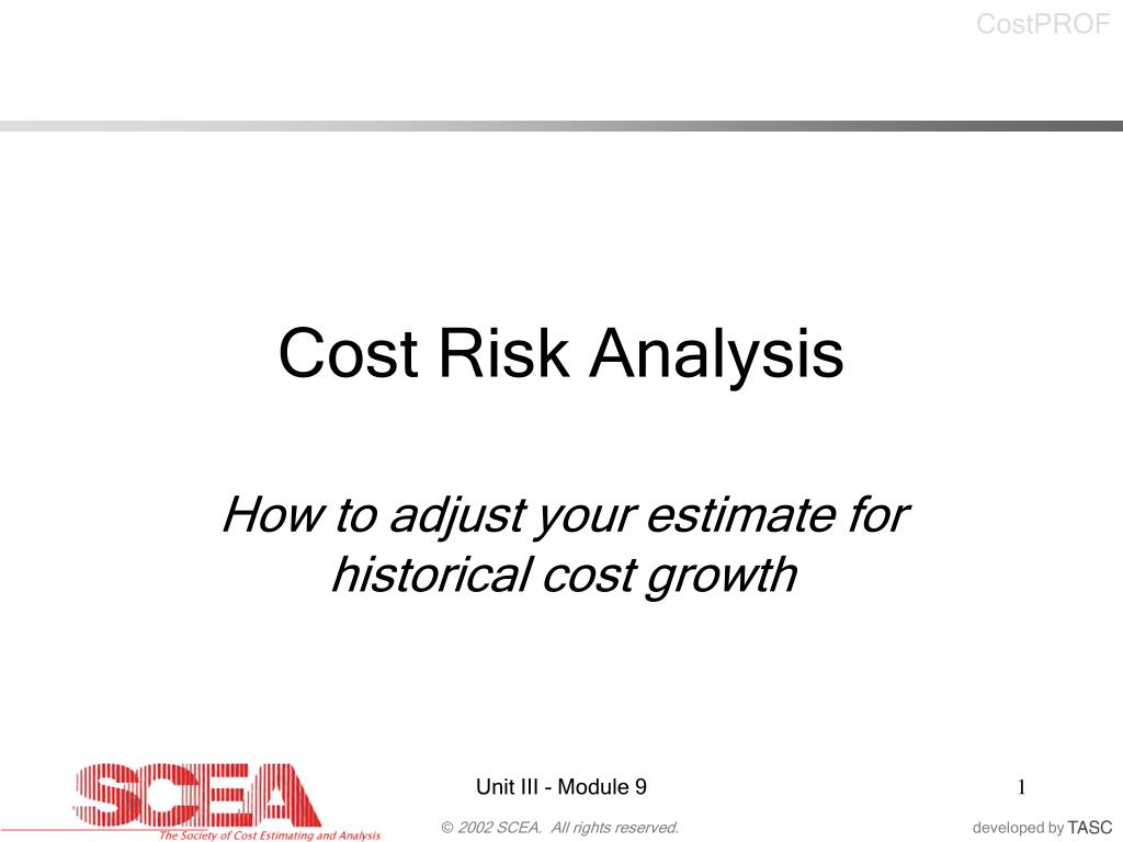 PPT - Cost Risk Analysis PowerPoint Presentation, free download - ID:540910