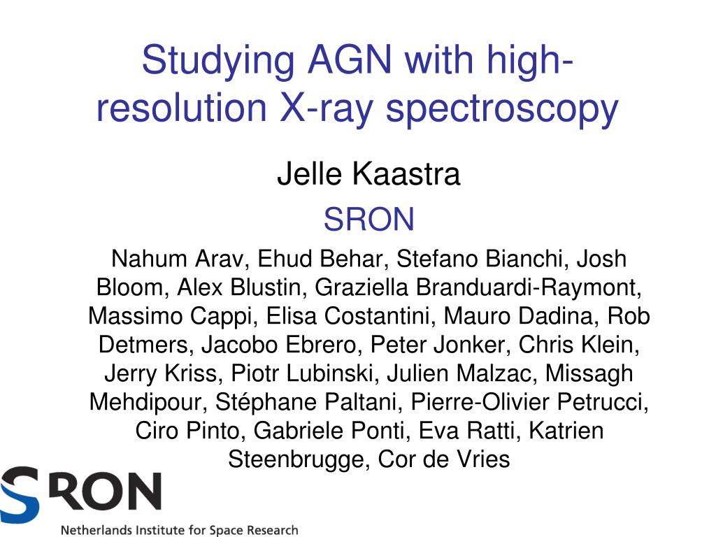 PPT - Studying AGN with high-resolution X-ray spectroscopy PowerPoint ...