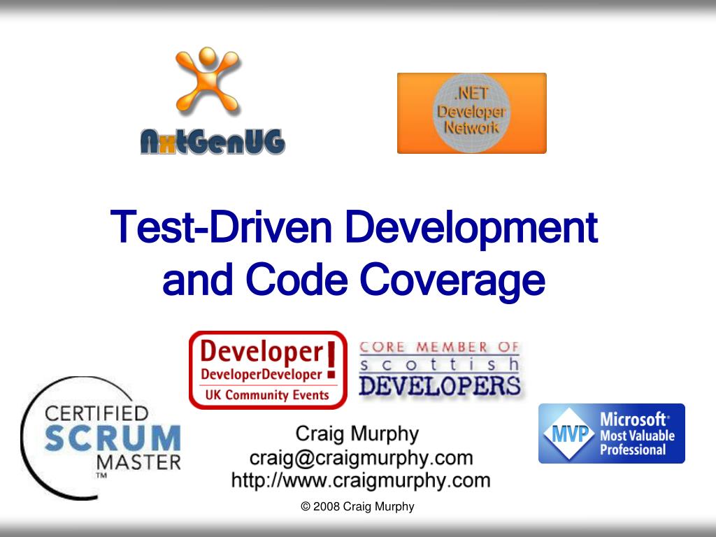 PPT - Test-Driven Development and Code Coverage PowerPoint Presentation ...