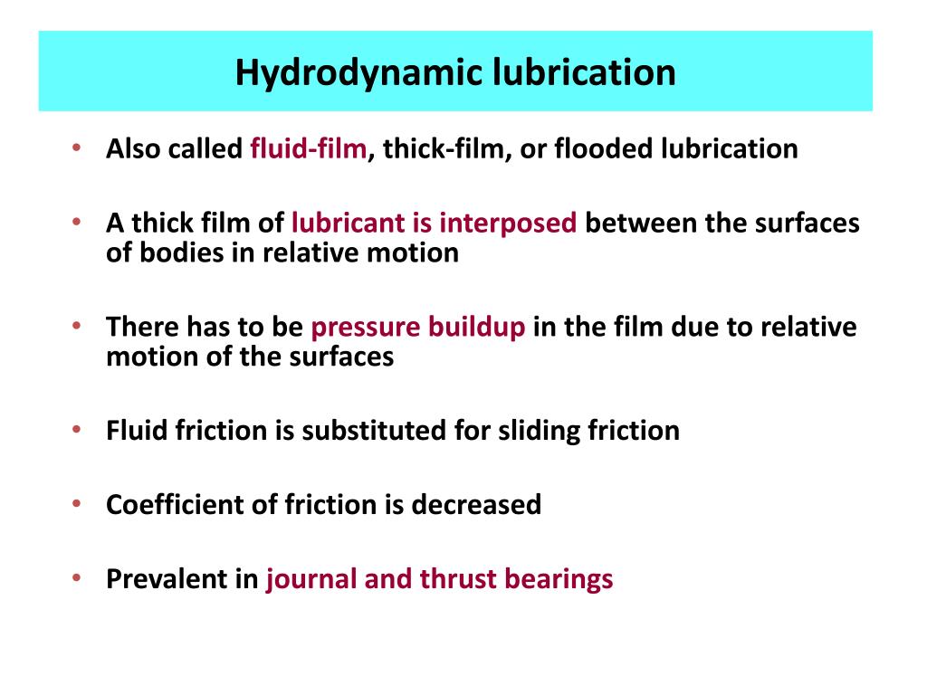 PPT - Hydrodynamic lubrication PowerPoint Presentation, free download ...