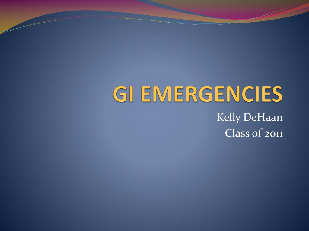PPT - GI EMERGENCIES PowerPoint Presentation, free download - ID:546171