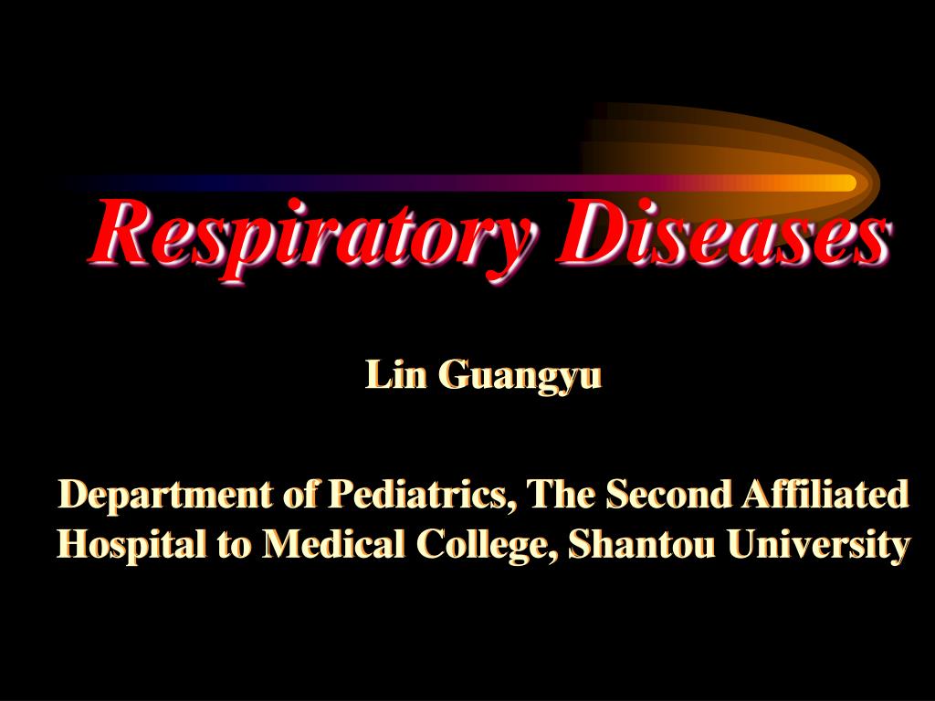 PPT - Respiratory Diseases PowerPoint Presentation, free download - ID ...