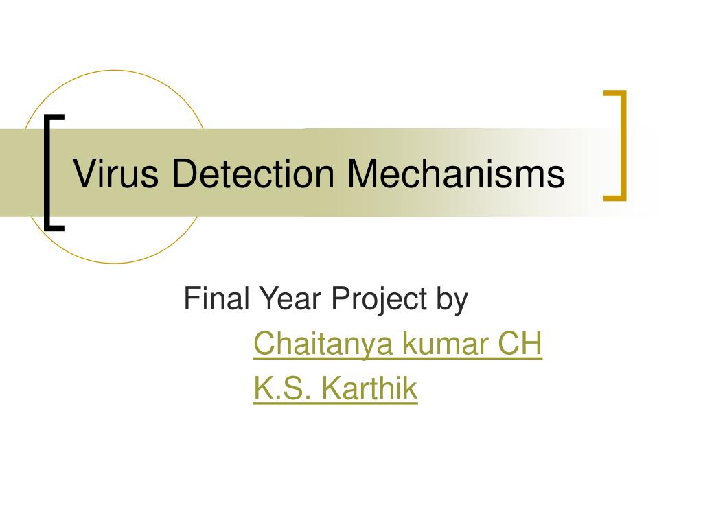 PPT - Virus Detection Mechanisms PowerPoint Presentation, free download ...