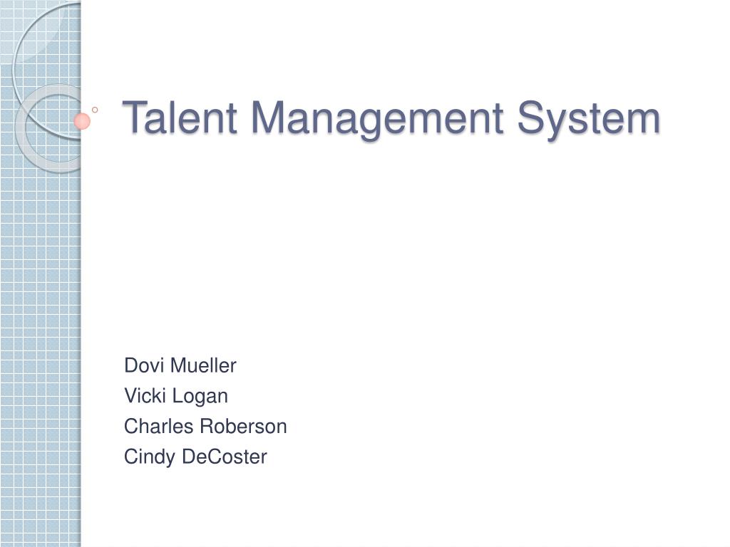 PPT - Talent Management System PowerPoint Presentation, free download ...