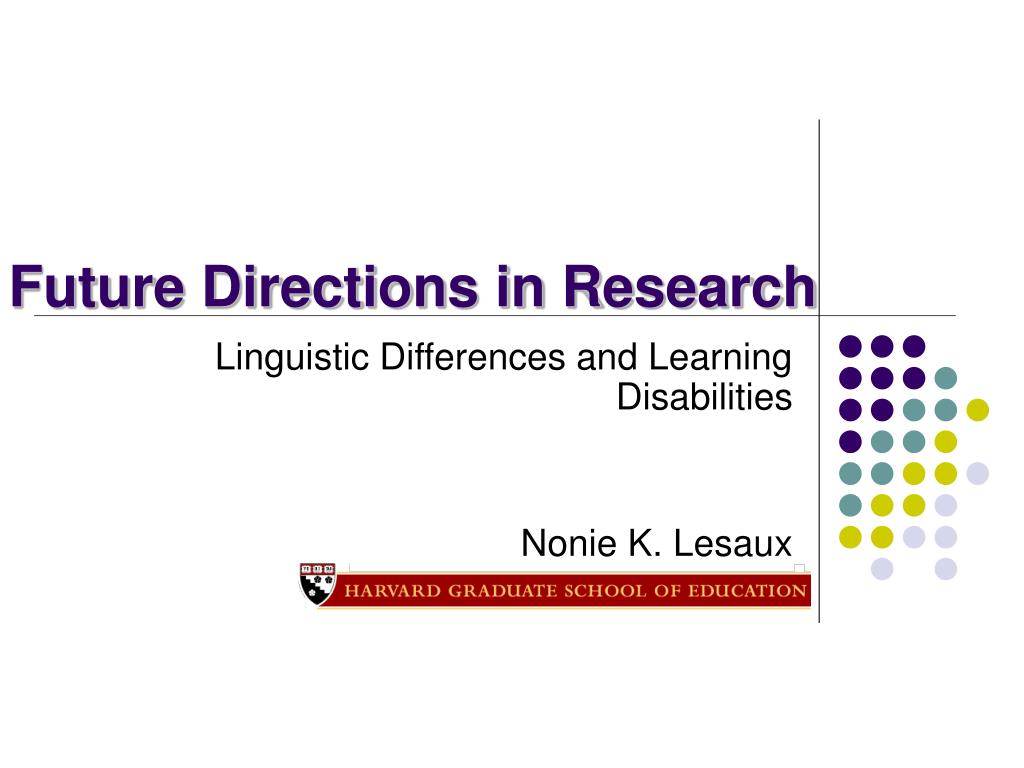 PPT - Future Directions in Research PowerPoint Presentation, free ...