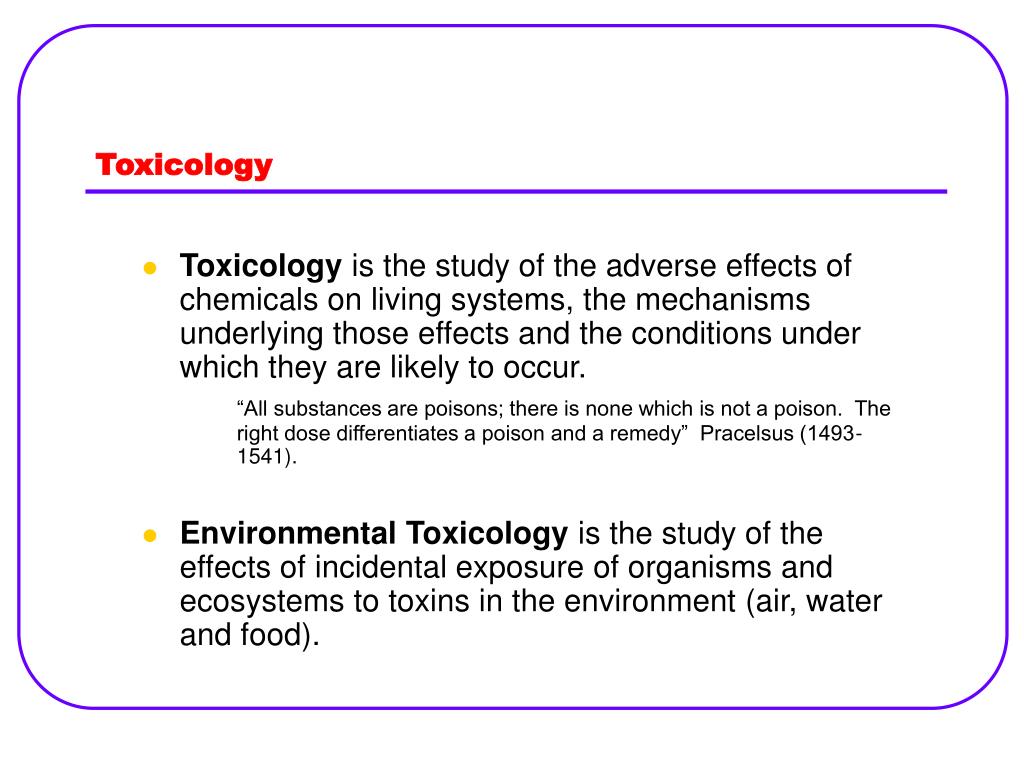 PPT - Toxicology PowerPoint Presentation, free download - ID:551502