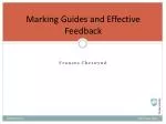 PPT - Feedback and Next Step Marking in Mathematics PowerPoint ...