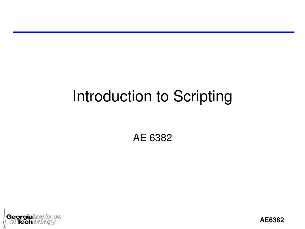 Ppt Introduction To Scripting Powerpoint Presentation Free Download 1231