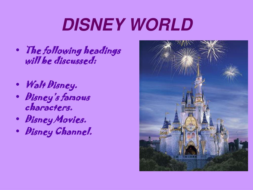 PPT - DISNEY WORLD PowerPoint Presentation, free download - ID:555283