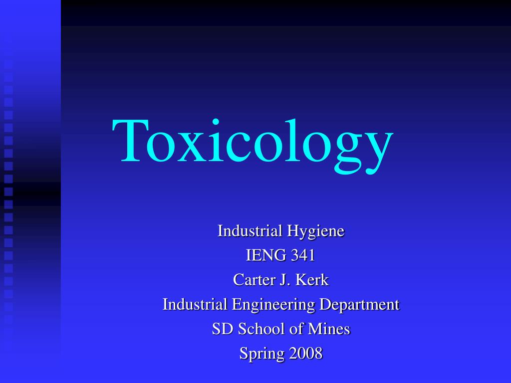 PPT - Toxicology PowerPoint Presentation, free download - ID:555529