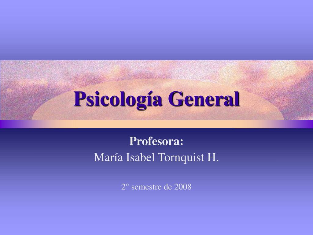 PPT - Psicología General PowerPoint Presentation, free download - ID:556122