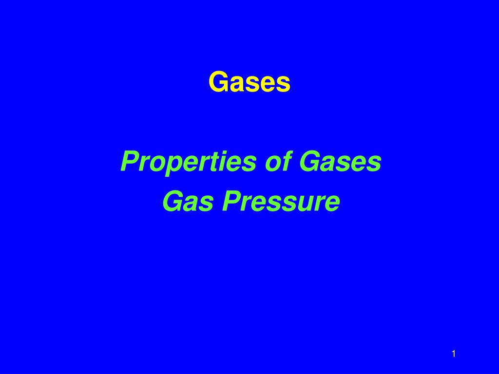 PPT - Gases PowerPoint Presentation, free download - ID:556966